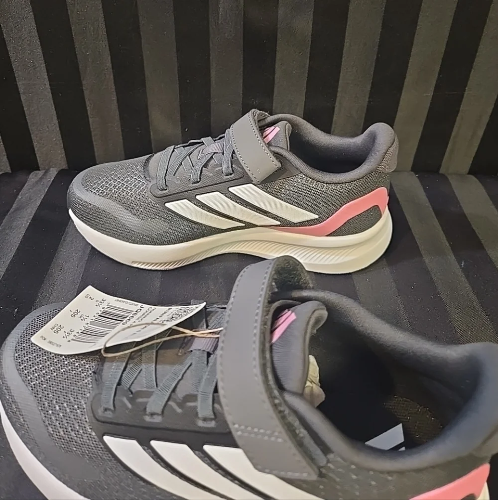 adidas | Shoes | New Damaged Box Adidas Kids Us 2 Runfalcon 5 Pink Grey ...